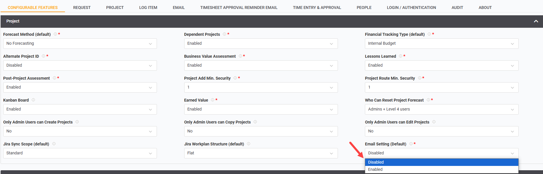 New Global Setting for managing project-level notifications – Knowledge Base